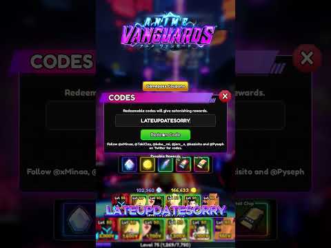 💎NEW CODE💎 - Anime Vanguards UPDATE 0.5