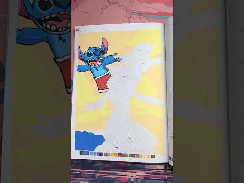📚 Coloriages mystères Disney - Love Stories 📌 Lilo&Stitch #hachette #coloringbook #liloandstitch
