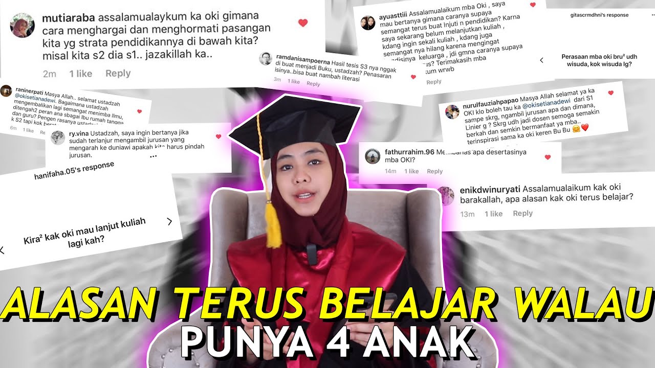 Q&A BAGAIMANA KALAU PENDIDIKAN ISTRI LEBIH TINGGI DARI SUAMI???