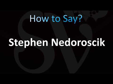 How to Pronounce Stephen Nedoroscik (CORRECTLY!)
