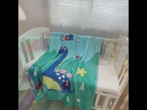 Dinosaur supersoft flannel blanket for kids