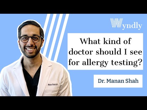 What kind of doctor should I see for allergy testing?