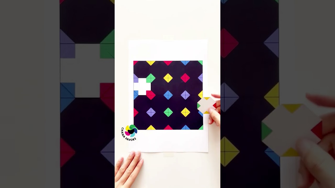 Color Square Puzzles Printable #chanafavors