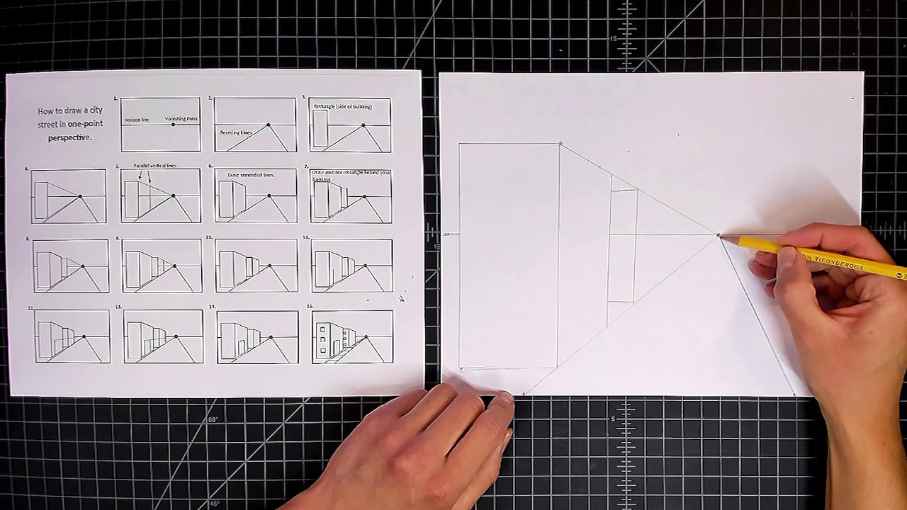 One-Point Perspective Practice