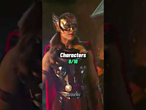 My Ratings For Thor: Love and Thunder || #marvel #mcu #thor #thorloveandthunder