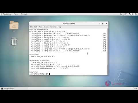 How To Install Nedit On Centos 7.6 | LinuxHelp Tutorials