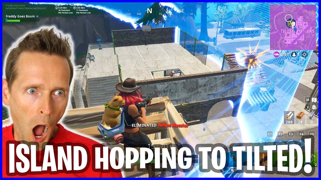 Island Hopping turn into Hide n' Seek in Tilted Towers!