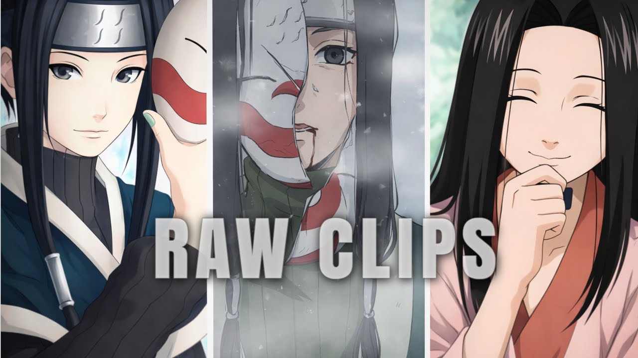 Haku high quality raw clips | Naruto 