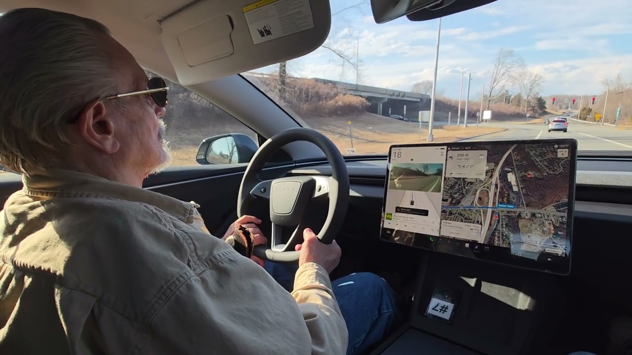 An 82-Year-Old's First Experience Driving a Tesla Model 3 | Galaxy.ai