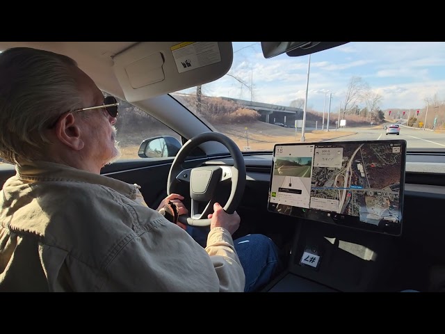 An 82-Year-Old's First Experience Driving a Tesla Model 3 | Galaxy