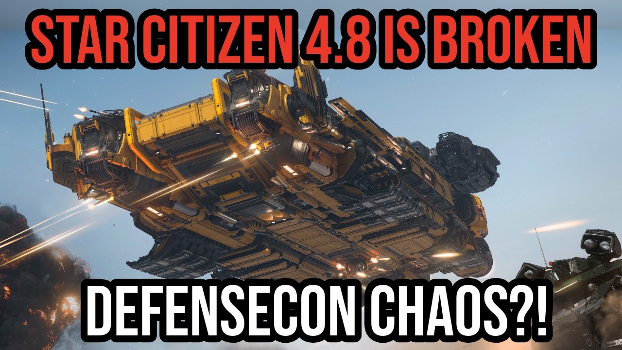 Star Citizen 4.8 IS A BIT BROKEN… Full Wipe, Bricking Ships & DefenseCon Chaos!