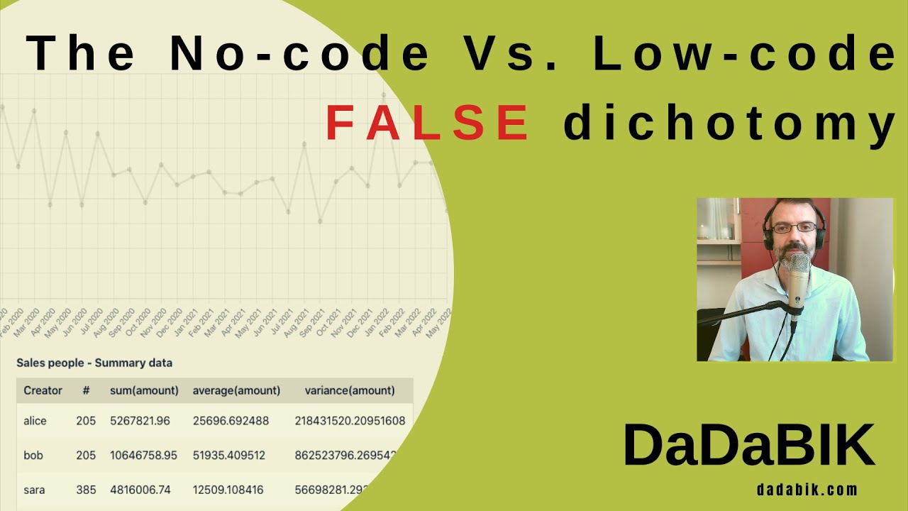 The No-code Vs. Low-code (false) Dichotomy