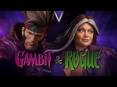 Gambit & Rogue Maquettes by Sideshow Collectibles | Showcase