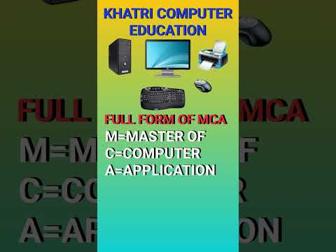 FULL FORM OF MCA COURSE 🖥️🖥️ #viral #shorts #course