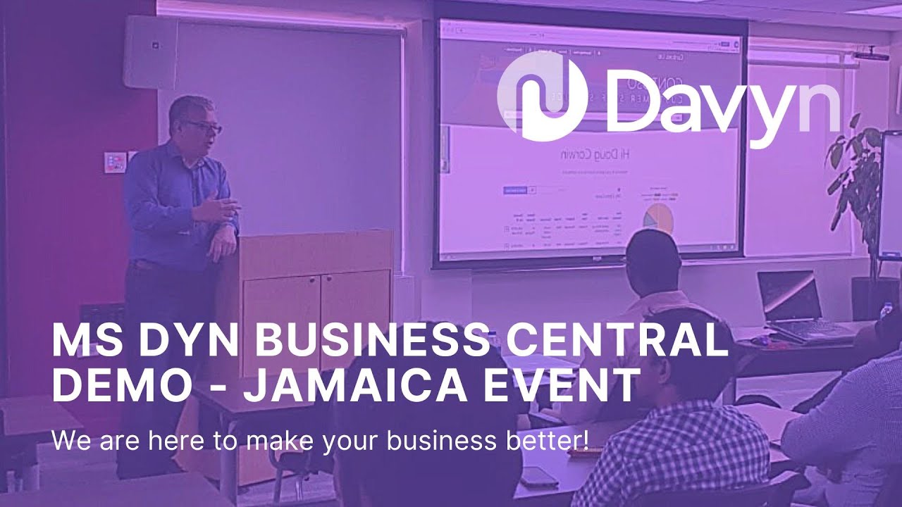 Microsoft Dynamics 365 Business Central Demo - Jamaica Launch Event