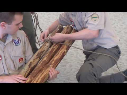 Tripod Lashing – SCOUT PIONEERING