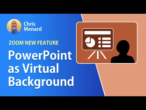 Zoom: PowerPoint / Keynote as Virtual Background