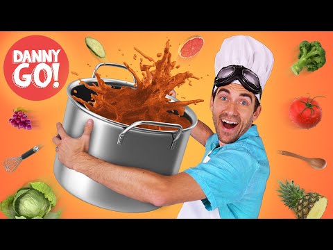 "In the Mood for Food!" Cooking Dance 🧑🍳🍗 Brain Break | Danny Go! Songs for Kids