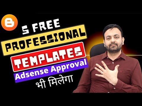 Best Free Professional Blogger Templates Download Without Copyright for Adsense Approval (2022)