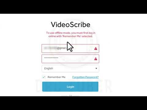 Fix VideoScribe Login Error Offline & Online | To Use Offline Mode, You Must First Login Online