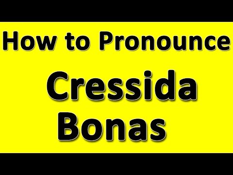 How to Pronounce Cressida Bonas