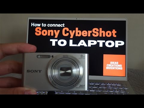 How to connect your Sony CyberShot to your laptop