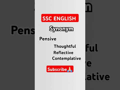 ENGLISH SYNONYMS # ssc