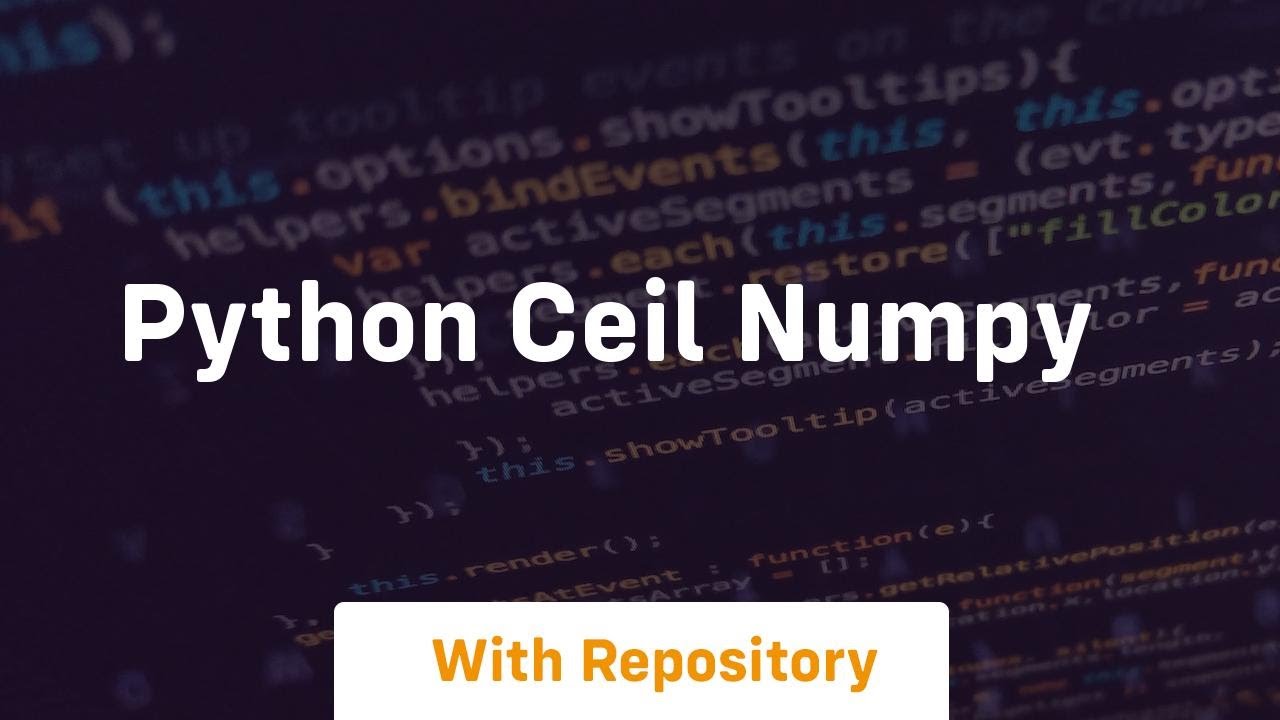 python ceil numpy