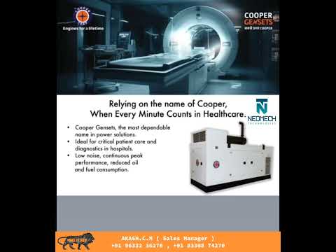 Cooper Gensets the most dependable name in power solutions