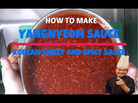 YANGNYEOM SAUCE (KOREAN SWEET AND SPICY SAUCE)
