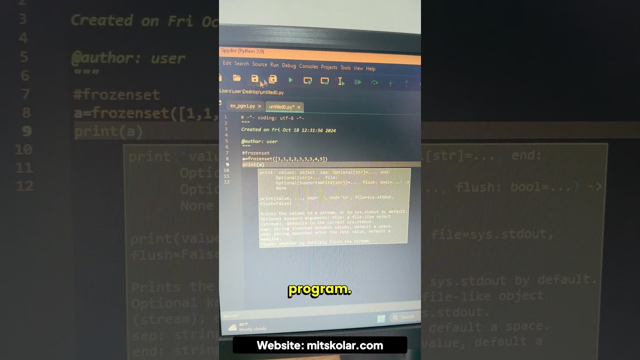 Remove Duplicates in Python Using Frozen Sets | Quick Python Tutorial