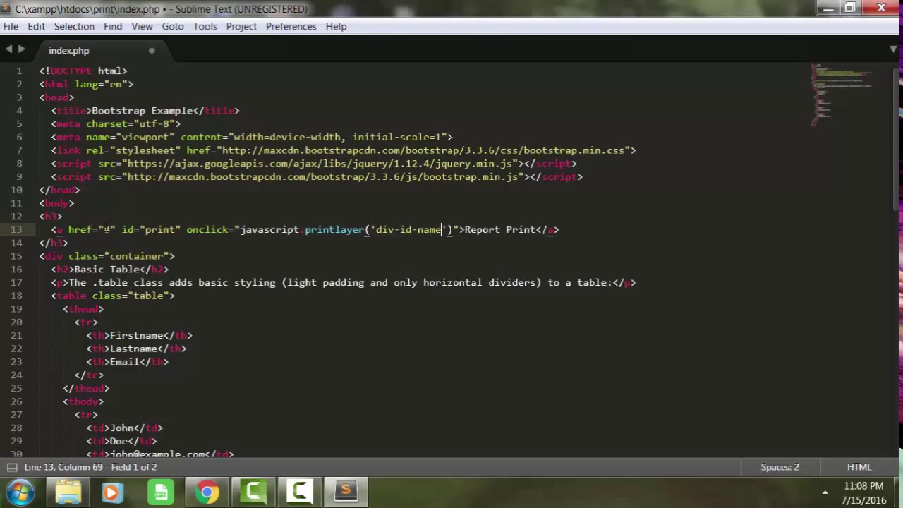 print in javascript with print preview