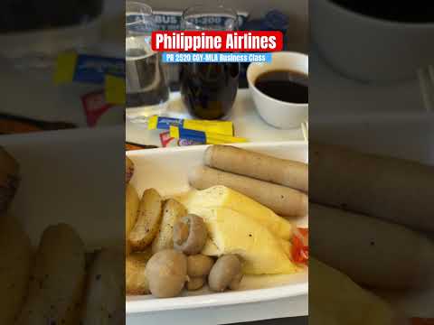 Philippines Airlines Business Class PR 2520 CDO-MLA#philippineairlines #businessclass #cagayandeoro