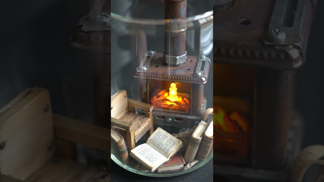 Building a Tiny World: Miniature DIY Reading Nook