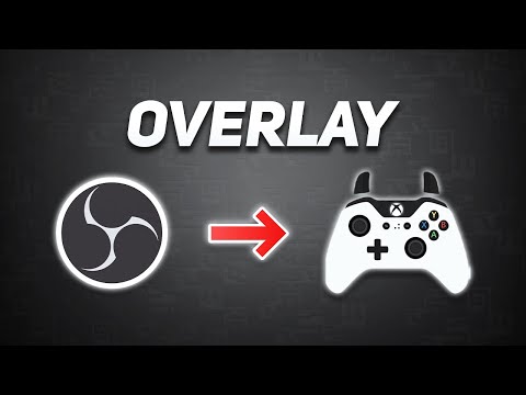 Show CONTROLLER Overlay Using OBS!