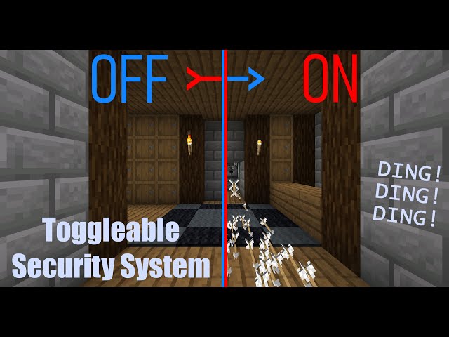 Toggleable Security System (2020) Minecraft Map