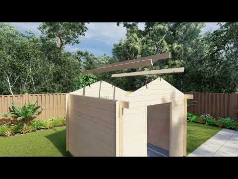Building a SheShed Star Cabin - The 2-Minute Overview