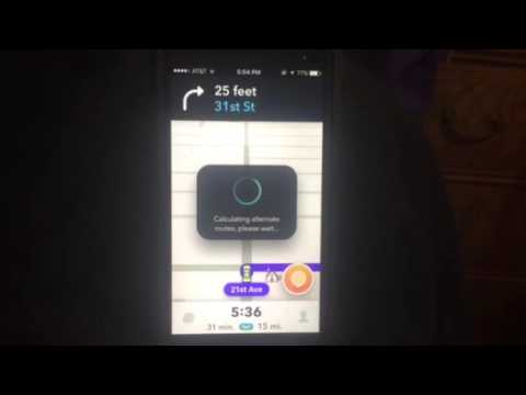 Waze app iPhone tutorial