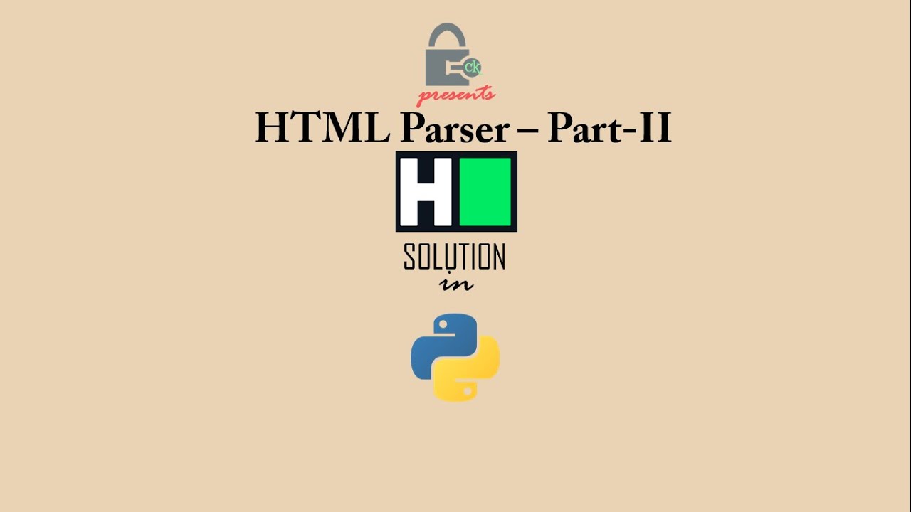 HTMLParser Part2 | HackerRank | Python Solution