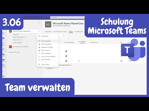 3.06 | Team verwalten | Microsoft Teams MasterClass