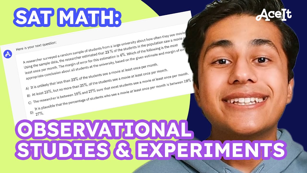 SAT MATH: Observational Studies and Experiments • AceIt