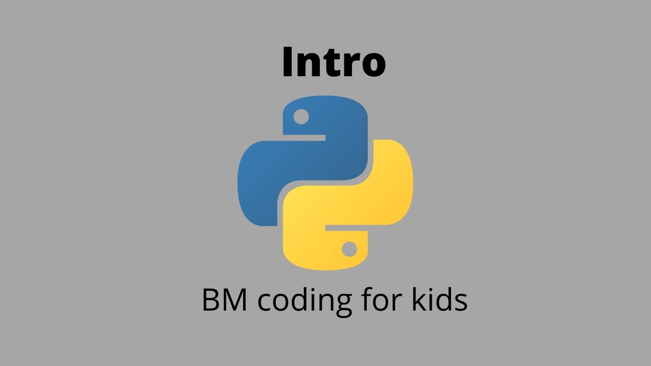 Python tutorials for kids | Intro | BM coding for kids