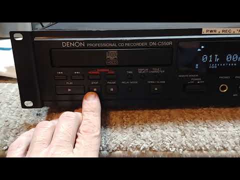Denon DN-C550R Professional Dual CD Recorder/Player Rack | Reverb