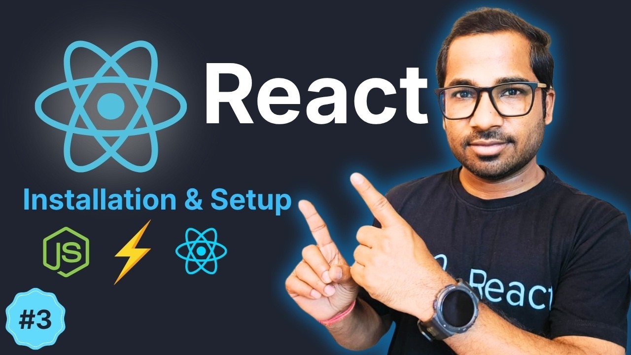 React Installation and Setup | Create React App using Vite | React Tutorial for Beginners #3