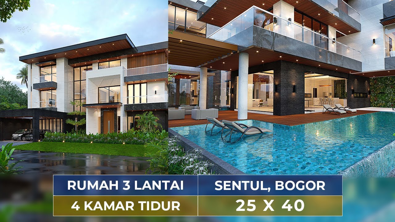 Mr. JKO 1469 Modern House 3 Floors Design - Sentul, Bogor