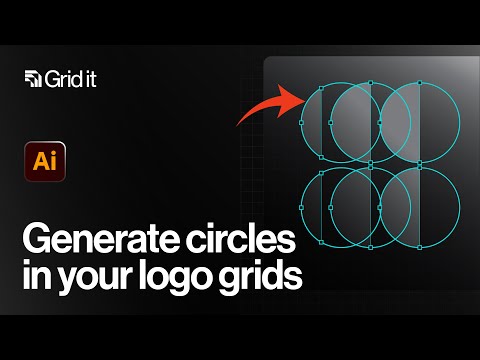 How to Create Circle Logo Grids - EASY!