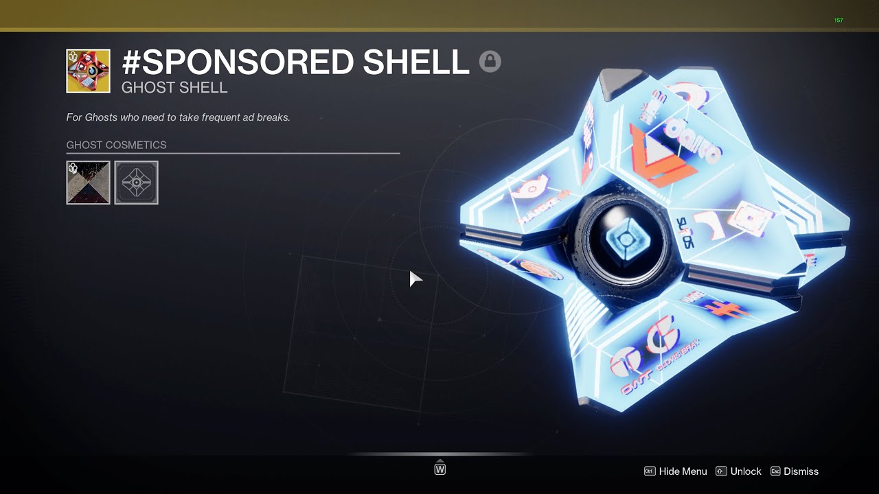 The new Best Ghost Shell and Shader combo in Destiny 2