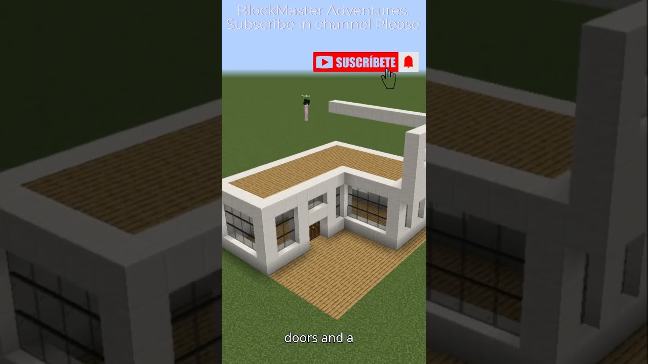 Build a Modern House in Minecraft – Quick and Easy Tutorial! #minecraft #foyou @animation
