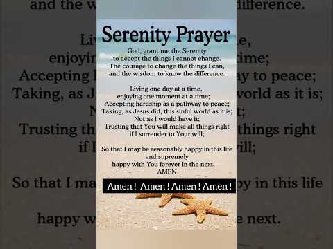 Serenity Prayer 🌄 #prayerforyou #prayer #praisethelord #prayertogod #faith #shorts #morningprayer