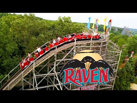 The Raven Roller Coaster - Holiday World & Splashin Safari